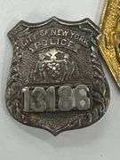 New York State Police Pin & City of New York Badge - Kraft Auction ...