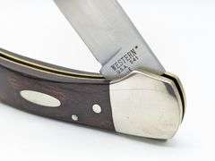 Western 541 Lockback Folding Huner w/ Sheath - Kraft Auction Service, LLC