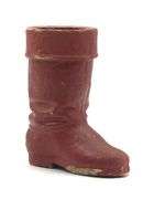 Vintage Paper Mache Santa Boot - Kraft Auction Service, LLC