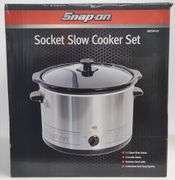 Snap-On Socket Slow Cooker Set (Model SSX19P127) Incl. 5.5 Quart Slow ...