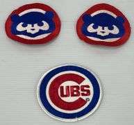 (V) 3 Chicago Cubs 4” Patches. 2 Cub Face Emblem 1 Cubs Logo. - Kraft ...