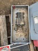 (II) Empty Electrical Breaker Box, Tool Box & Budweiser Sign - Kraft ...