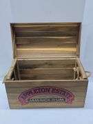 (CC) Wooden Appleton Estate Jamaica Rum Chest - Kraft Auction Service, LLC