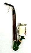 Tyrolean Ceramic Souvenir Pipe with Wind Cap - Kraft Auction Service, LLC