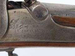 Civil War US 1864 Mowry .58 Cal Muzzleloader Rifle - Kraft Auction ...