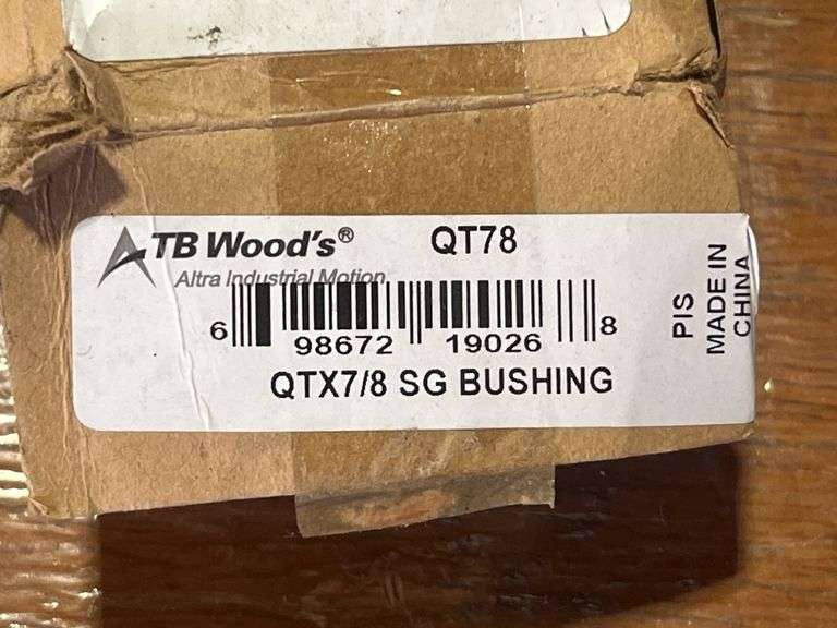 Quick Detachable Bushing: QT, 7/8 in Bore Dia, 1.25 in Overall Lg, Inch ...