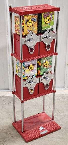 Beaver Mark I Four Vending Machine Floor Model - Kraft Auction Service, LLC