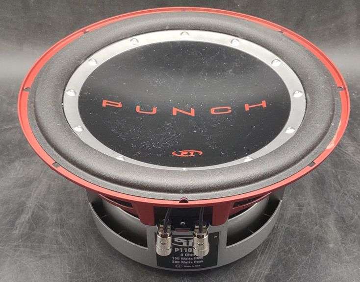 (H) Rockford Fosgate P1 10" Subwoofer - Kraft Auction Service, LLC