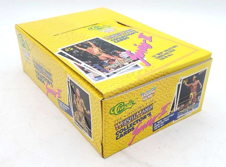 1990 Classic WWF Trading Cards Wax Box Series 2 - Kraft Auction Service ...