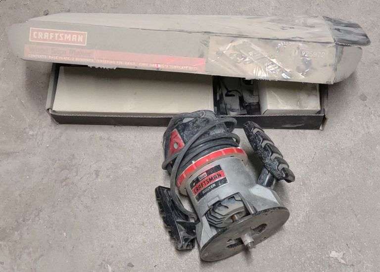 Craftsman 1HP Router (Model 315.17460) & Craftsman Wood Sign Maker Kit ...