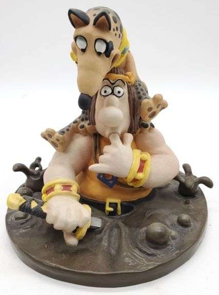 Cheese Dip? "Groo the Wanderer & Rufferto" Statue - Kraft Auction ...