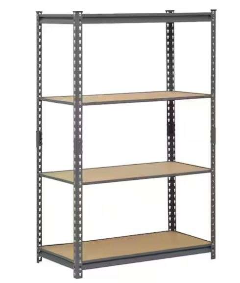 (EZ) Muscle Rack 4-Tier Adjustable Medium-Duty Steel Storage Shelving ...