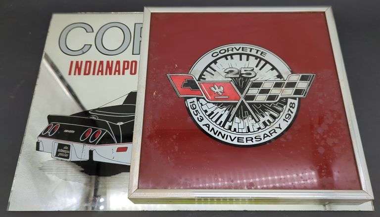 (J) Indy 500 Corvette Pace Car Signs. 16 x 11 inch largest - Kraft ...