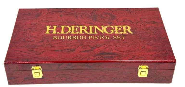 H. Deringer Bourbon Whiskey Pistol Gift Set - Kraft Auction Service, LLC