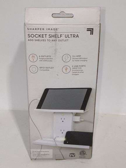 Sharper Image Socket Shelf Ultra - Kraft Auction Service, LLC