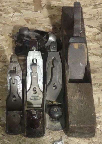 (B) Wood & Metal Hand Planes Includes Craftsman - Kraft Auction Service ...