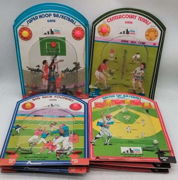 (D) Games Big Kick Football ,Super Hoop Basketball,Center Court Tennis ...