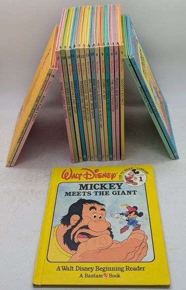 (Z) Walt Disney hardbound children's beginning reader books, volumes 1 ...