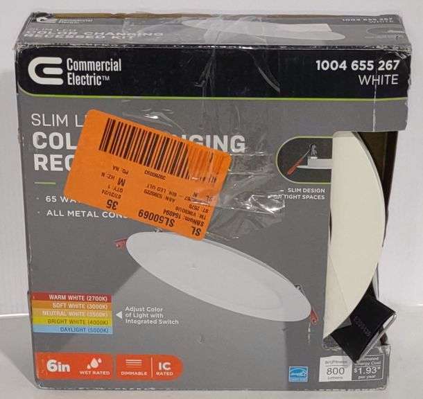 Commercial Electric Color Changing Recessed Kit (Model 1004655267 ...