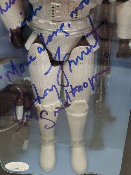 Anthony Forest Signed Star Wars Sandtrooper Figure - Kraft Auction ...