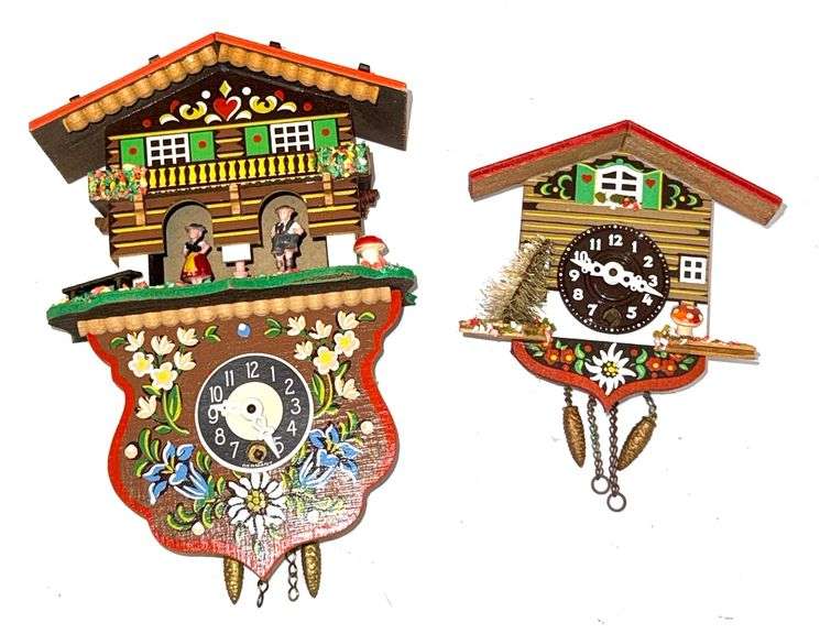 West Germany Weather House Wall Clocks - Kraft Auction Service, LLC