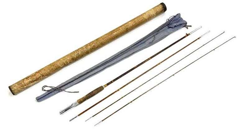 Montague Belmont Bamboo Fly Rod in Tube - Kraft Auction Service, LLC