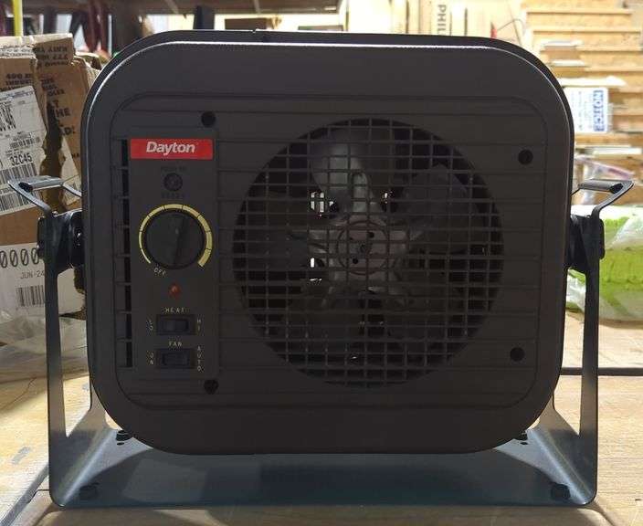 Dayton Portable Electric Utility Heater (Model 4E169E) - Kraft Auction ...