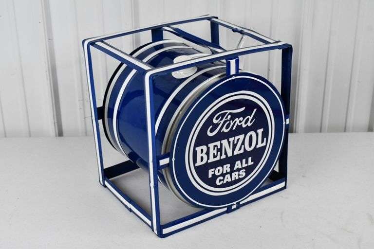 Custom Ford Benzol Rocker Oil Can - Kraft Auction Service, LLC