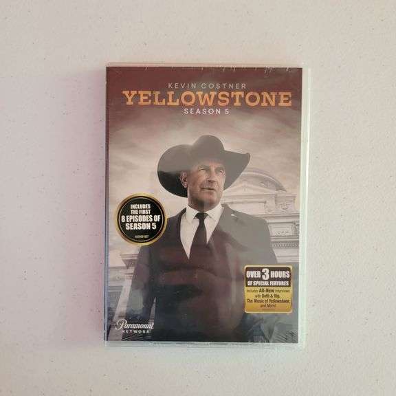 Yellowstone On DVD, Season 1-5 (Unopened) - Kraft Auction Service, LLC