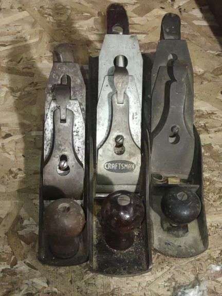 (B) Wood & Metal Hand Planes Includes Craftsman - Kraft Auction Service ...