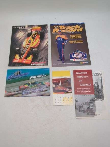 (J) Indy 500 Programs, Racers Books, Memorabilia of Dale Earnhardt 1951 ...