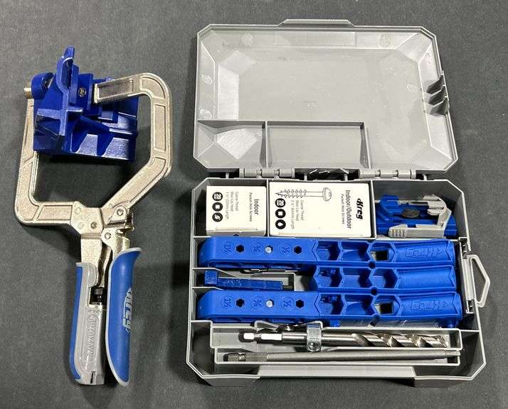 (EZ) Lot: Kreg 300-Series Pocket-Hole Jigs & Corner Clamp - Kraft ...