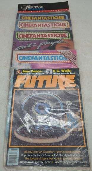 (J) Future Life, Cinefantastique, Heritage Comics. Magazines. - Kraft ...