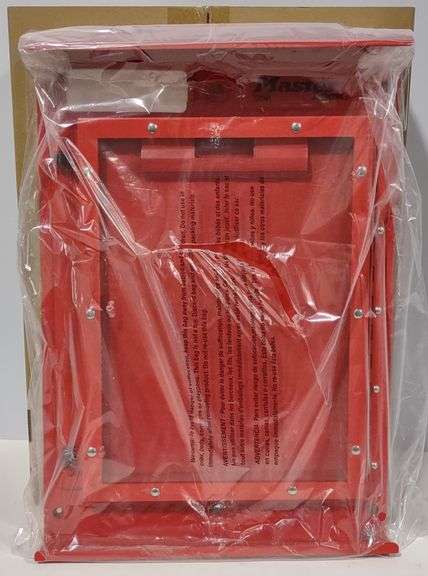 Master Lock Permit Display Case (Model S3501) - Kraft Auction Service, LLC