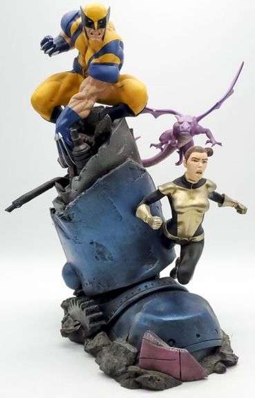 Sideshow "Wolverine and Shadowcat" Statue - Kraft Auction Service, LLC