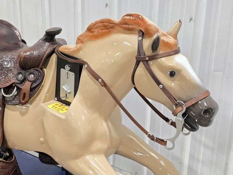 Jolly Roger "Sundance" Coin-Op Horse Kiddie Ride - Kraft Auction ...