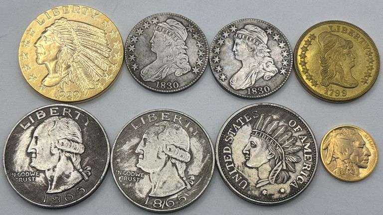 (A) 8 U S Copy Coins - Kraft Auction Service, LLC