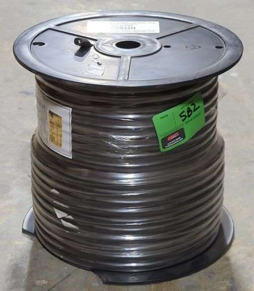 SEOW Coated Cable Cord On Spool 250' & 1/2" W - Kraft Auction Service, LLC