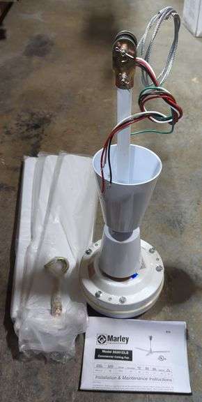 Marley Commercial Ceiling 3 Bladed Fan (Model 56201CLS) - Kraft Auction ...
