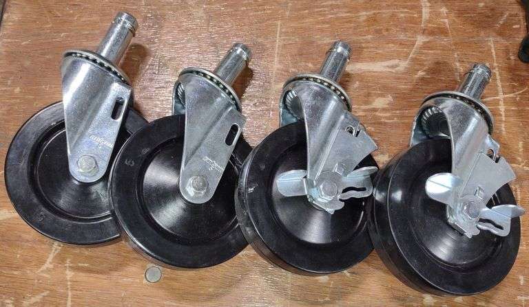 Colson 3-1/2" Swivel Caster Wheel Set - Kraft Auction Service, LLC