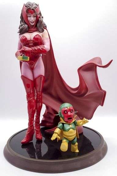 Sideshow "The Scarlet Witch" Comiquette Statue - Kraft Auction Service, LLC