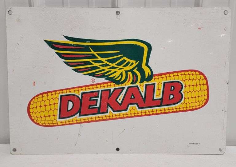 Vintage DST Dekalb Asgrow Advertising Sign - Kraft Auction Service, LLC
