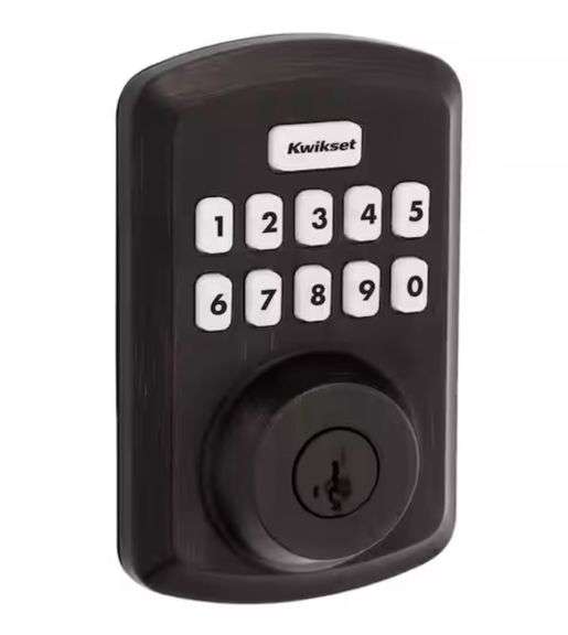 (EZ) Kwikset 250 Keypad Electric Smart Lock Deadbolt - Kraft Auction ...