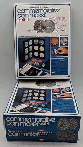 (D)ATF Commemorative Coin Maker Craft Kit. 3 total. - Kraft Auction ...