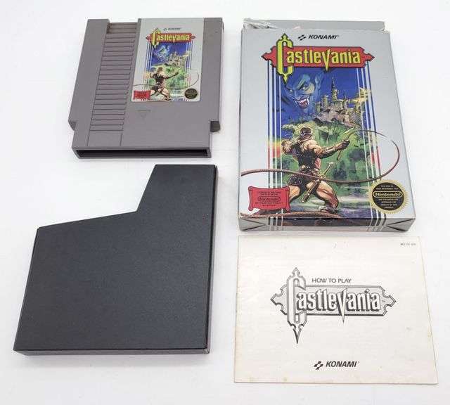 Vintage Nintendo NES Castlevania Video Game - Kraft Auction Service, LLC