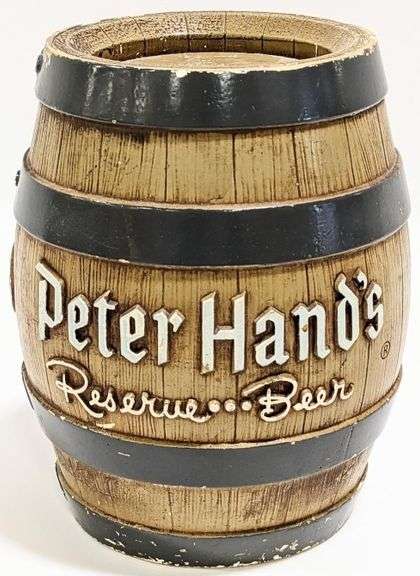Vintage Peter Hand's Reserve Beer Chalkware Bank - Kraft Auction ...