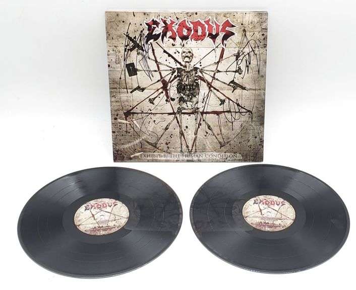Exodus The Human Condition Autographed Record - Kraft Auction Service, LLC