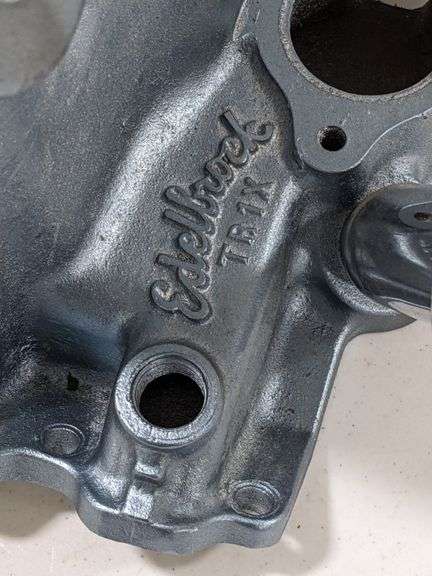 Reproduction Edelbrock TR1X Tunnel Ram Intake - Kraft Auction Service, LLC