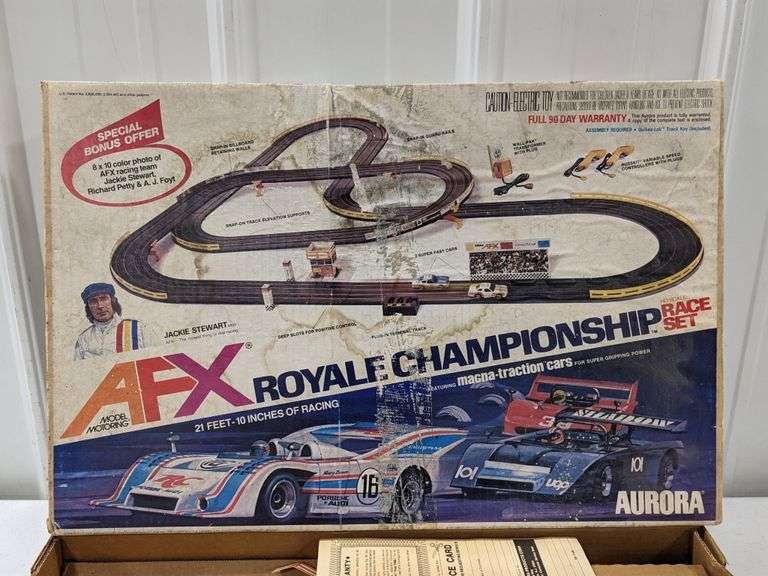AFX Royale Championship Slot Car Race Set - Kraft Auction Service, LLC