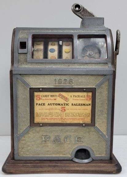 1928 Pace 5 Cent Slot Machine - Kraft Auction Service, LLC
